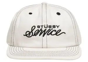 StÜssy Mid Depth Service Strapback - Natural