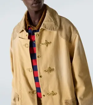 WALES BONNER Sierra Corduroy-trimmed Canvas Jacket