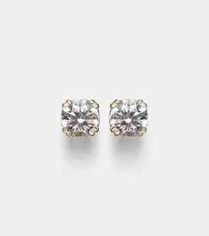 STONE AND STRAND 14kt Yellow Diamond Stud Earrings - Gold