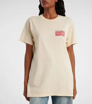 MAISON MARGIELA Printed Cotton T-shirt