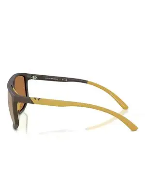 Emporio Armani Rectangle-frame Sunglasses