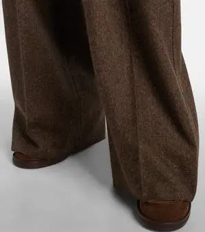 Max Mara Virgin Wool Straight Trousers
