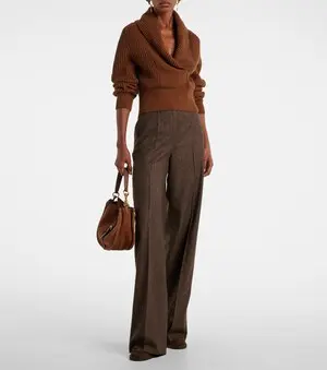 Max Mara Virgin Wool Straight Trousers