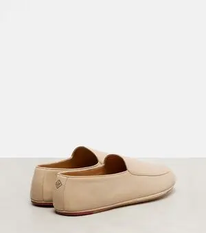 Loro Piana Anton Leather Loafers - Brown