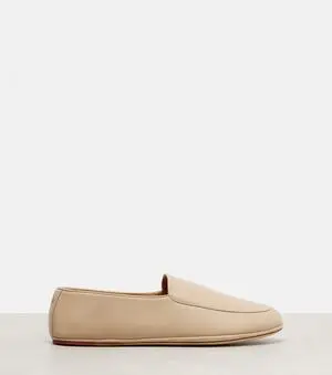 Loro Piana Anton Leather Loafers - Brown