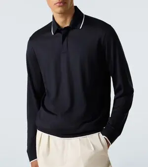 Loro Piana Waitaki Virgin Wool Polo Shirt