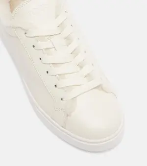 TOD'S Cassetta Shearling-lined Leather Sneakers