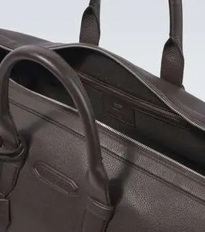 Brioni Leather Duffle Bag