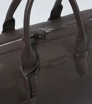 Brioni Leather Duffle Bag