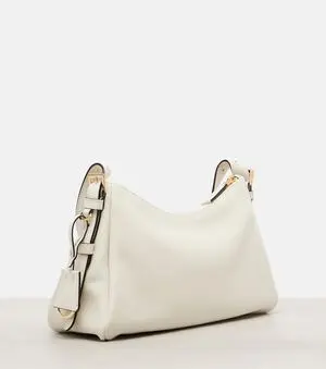 Prada Aimée Medium Leather Shoulder Bag - White