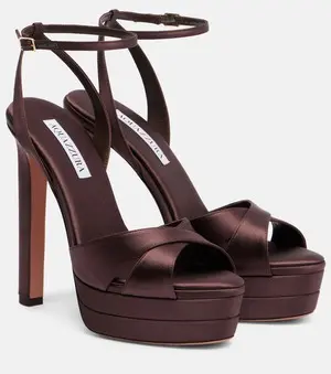 Women's Satin Platform Sandals