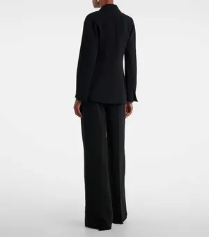 Max Mara Draped Cady Wrap Jacket