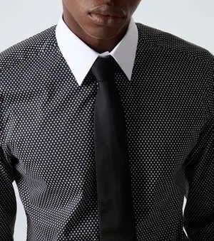 TOM FORD Polka-dot Cotton Poplin Shirt