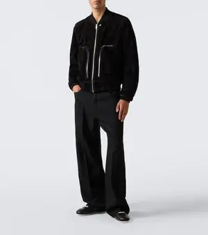 Rick Owens Minimal Leather Sneakers - Black