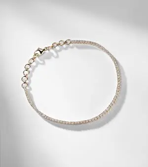 STONE AND STRAND 14kt Yellow Bracelet With Diamonds