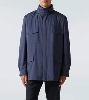 Loro Piana Traveller Technical Field Jacket - Blue