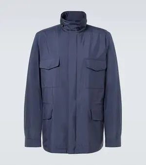 Loro Piana Traveller Technical Field Jacket - Blue