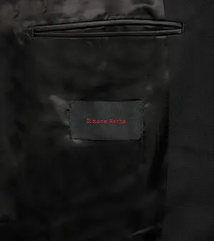 Simone Rocha Embellished Double-breasted Blazer