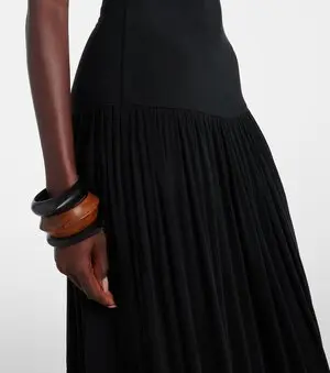 AYA MUSE Quill Halterneck Maxi Dress