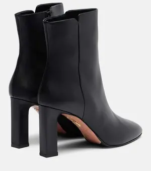 AQUAZZURA Sellier 85 Leather Ankle Boots