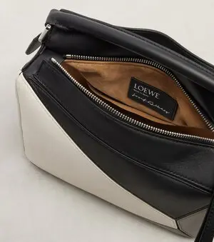 Loewe X Albers Puzzle Small Leather Top-handle Bag