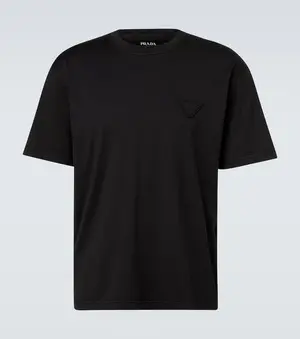 Prada Cotton Jersey T-shirt - Black