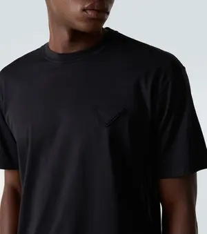 Prada Cotton Jersey T-shirt - Black