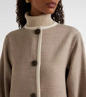 Loro Piana Virgin Wool Buttoned Coat