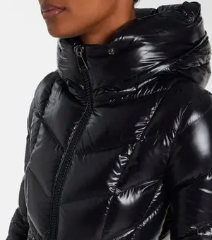 Moncler Fulmarus Quilted Down Coat - Black