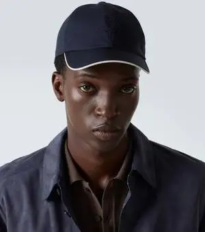 Loro Piana Logo Baseball Cap - Blue