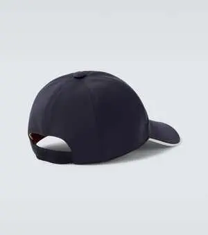 Loro Piana Logo Baseball Cap - Blue