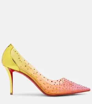 CHRISTIAN LOUBOUTIN Miss Z Degrastrass 80 Pvc Pumps - Multicoloured