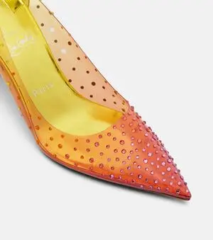 CHRISTIAN LOUBOUTIN Miss Z Degrastrass 80 Pvc Pumps - Multicoloured