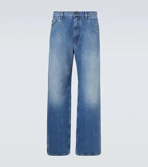 Dolce & Gabbana Mid-rise Wide-leg Jeans - Blue