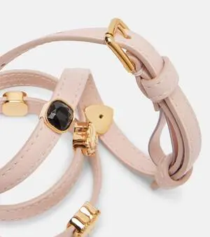 Dolce & Gabbana Embellished Leather Belt