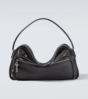Acne Studios Camero Leather Shoulder Bag - Black