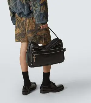 Acne Studios Leather Shoulder Bag - Black