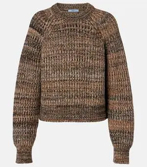 Prada Wool And Cashmere Sweater - Brown