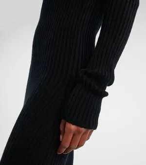 Max Mara Wool And Cashmere-blend Maxi Dress