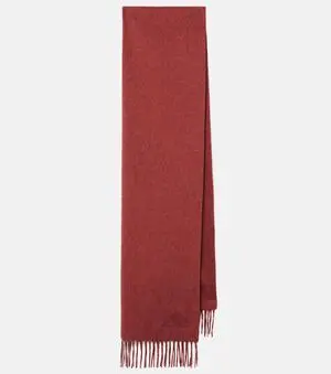 Loro Piana Grande Unita Cashmere Scarf - Burgundy
