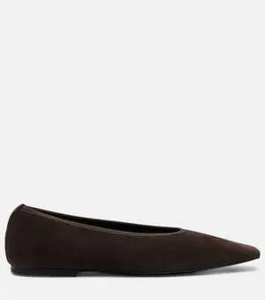 TOTEME Suede Ballet Flats