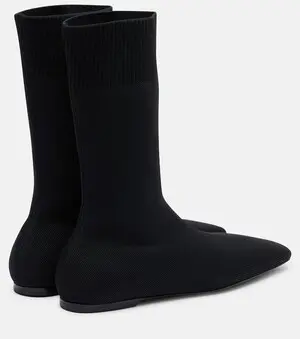 TOTEME Square Toe Sock Boots