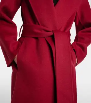 JOSEPH Wool And Cashmere Wrap Coat