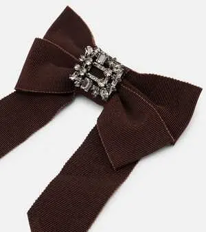 ROGER VIVIER Broche Vivier Embellished Hair Clip