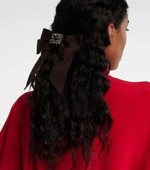ROGER VIVIER Broche Vivier Embellished Hair Clip