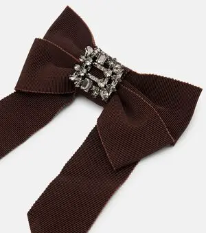 ROGER VIVIER Broche Vivier Embellished Hair Clip