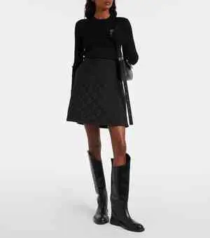 JIL SANDER Quilted Mini Skirt