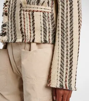 MARANT ETOILE Izarina Cotton And Wool-blend Jacket