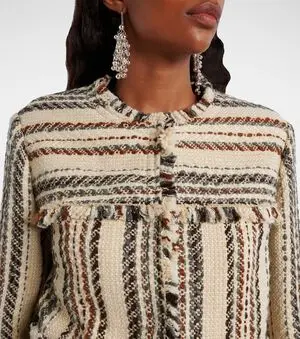 MARANT ETOILE Izarina Cotton And Wool-blend Jacket