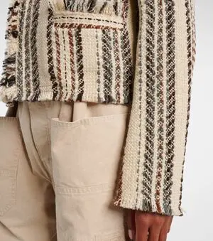 MARANT ETOILE Izarina Cotton And Wool-blend Jacket